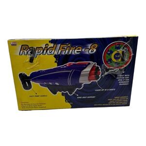 Games | 204 Prime Time Rapid Fire 8 Air Powered Darts Target New Old ...